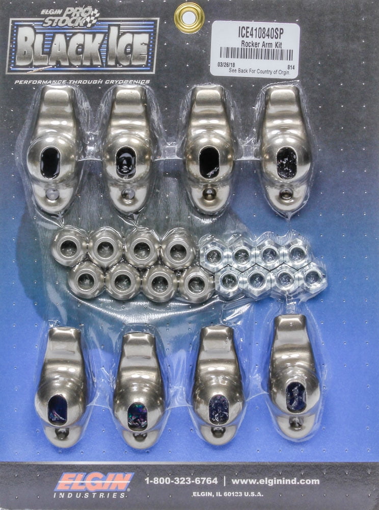 Elgin SBC B/I Rocker Arm Kit 1.60 Ratio 3/8 Stud ICE410840SP - Walmart.com