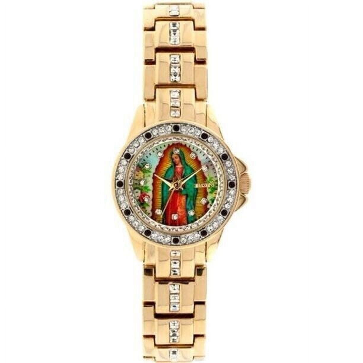 Elgin Women's Our Lady of Guadalupe Analog Bracelet Stainless Steel ...