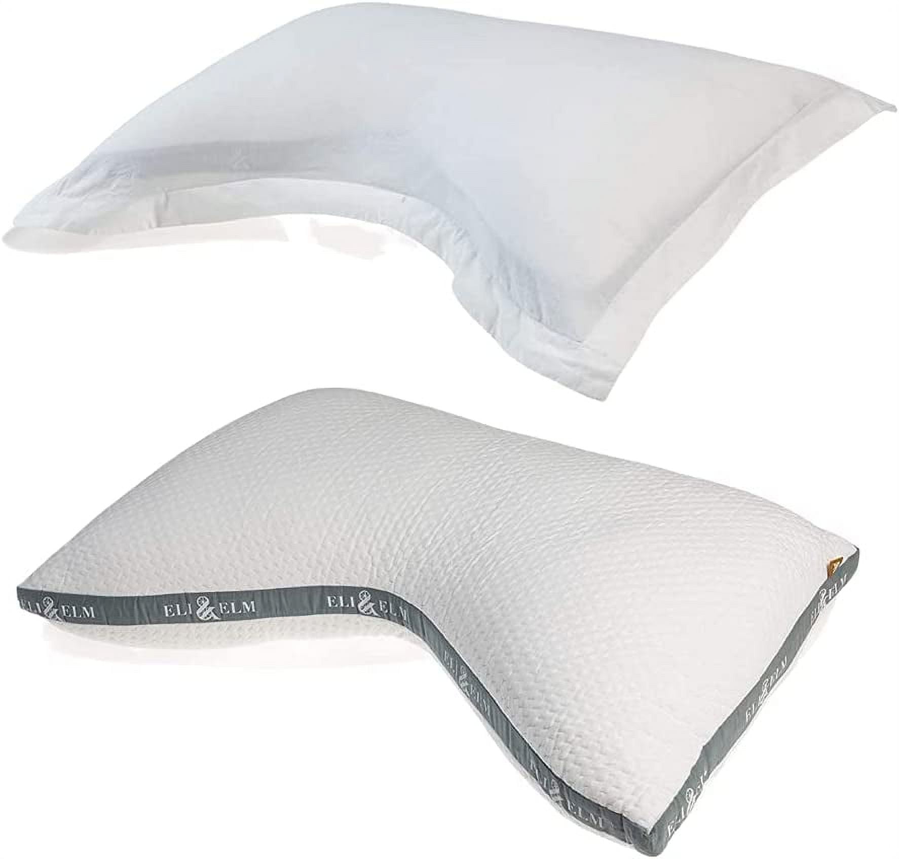 Eli & Elm | Best Ergonomic Side Sleeper Pillow for Neck Pain ...