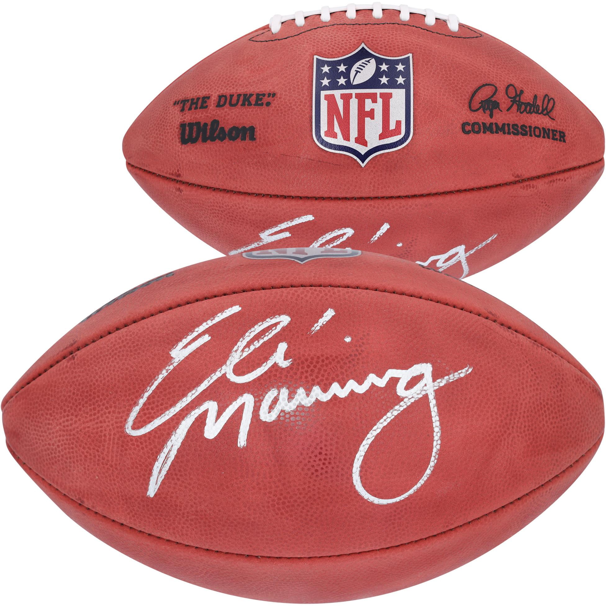Eli Manning New York Giants Autographed Duke Full Color Football ...