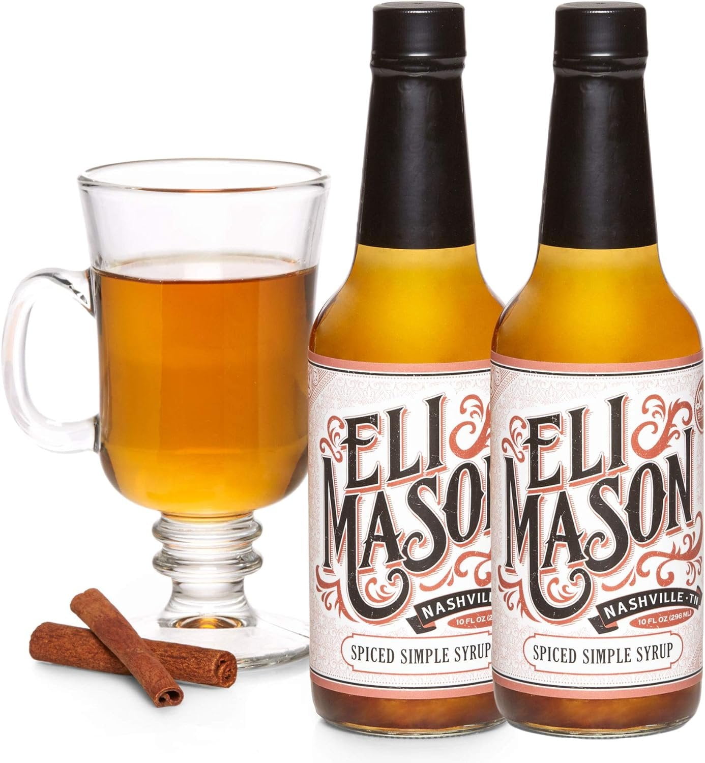 Eli Mason Spiced Simple Syrup - All-natural Cocktail Mixer - Uses Real ...