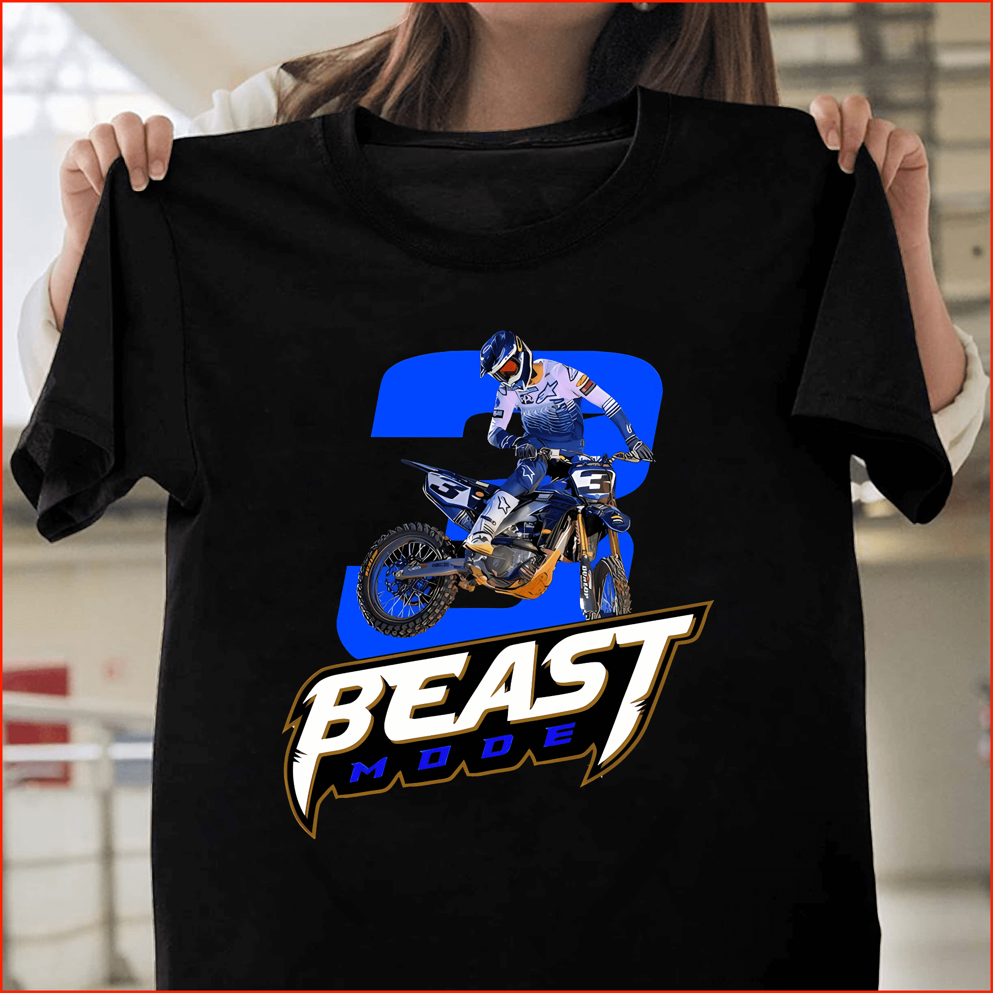 Eli Tomac Beast Mode AMA Motocross Champion Men's. H067 V60383 Premium ...
