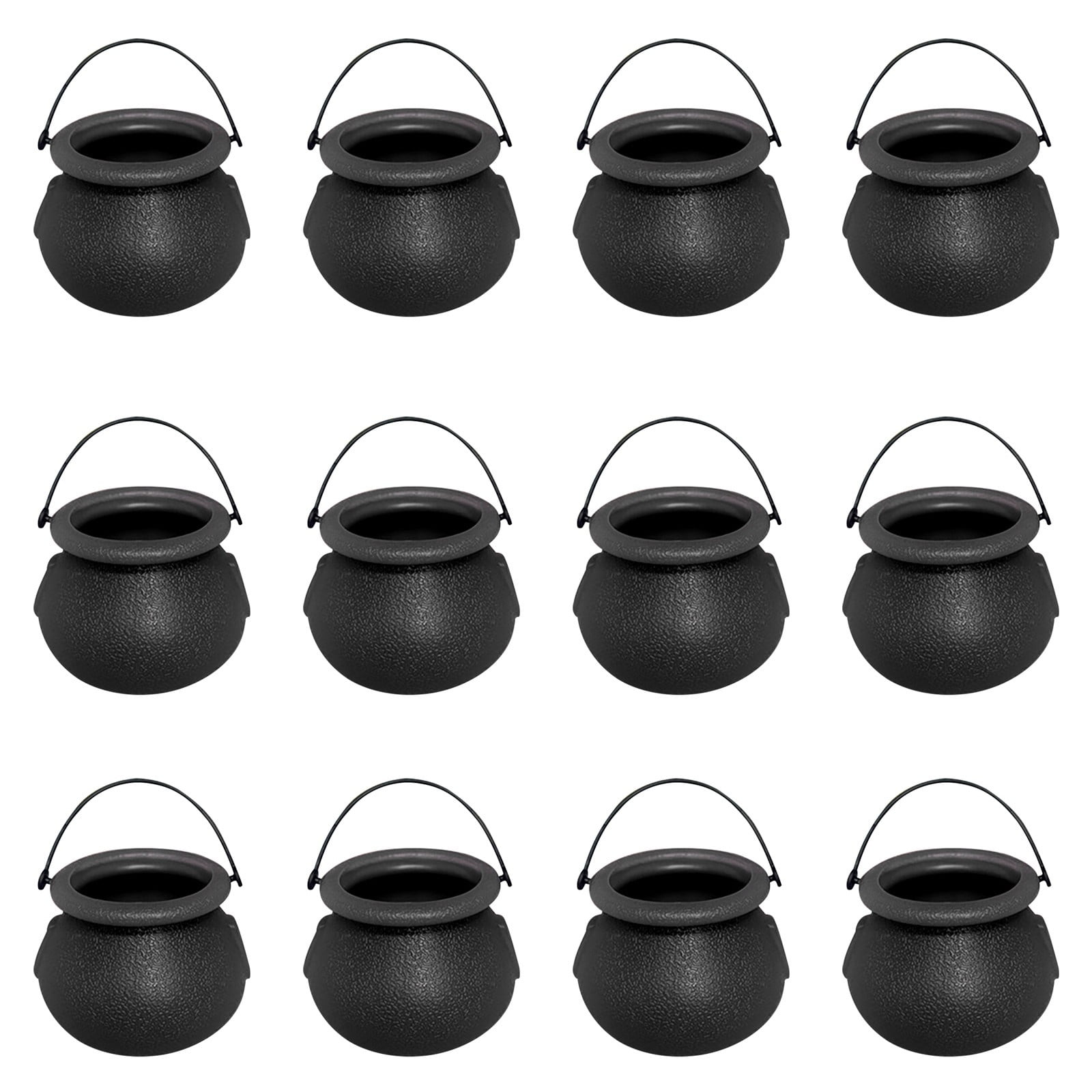 Eliaeconx Halloween Witch Cauldron Bucket Set, 12 Piece Mini Decorative ...