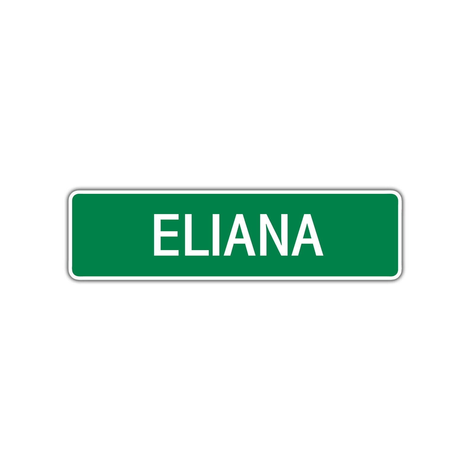Eliana Girls Children Name Letter Printed Wall Plaque Decoration Label ...