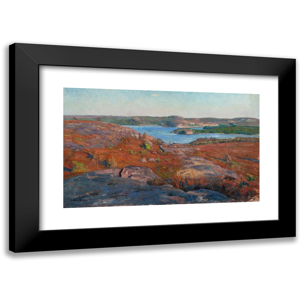 Elias Erdtman 14x11 Black Modern Framed Museum Art Print Titled ...