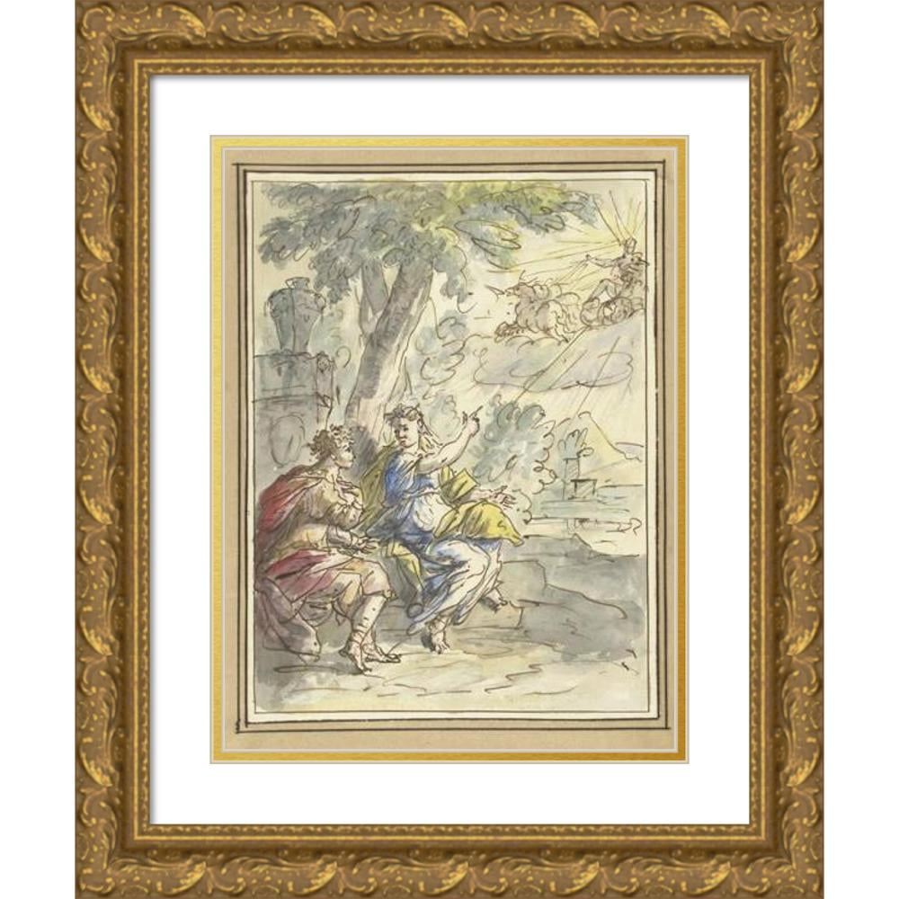 Elias van Nijmegen 18x24 Gold Ornate Framed and Double Matted Museum ...