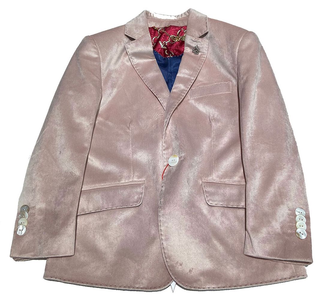 Elie Balleh Boy's Navy Sustainable Snake Skin Print Blazer Jacket ...