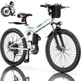 Elifine 500W 26" Electric Bike Folding Electric Mountain Bike for ...