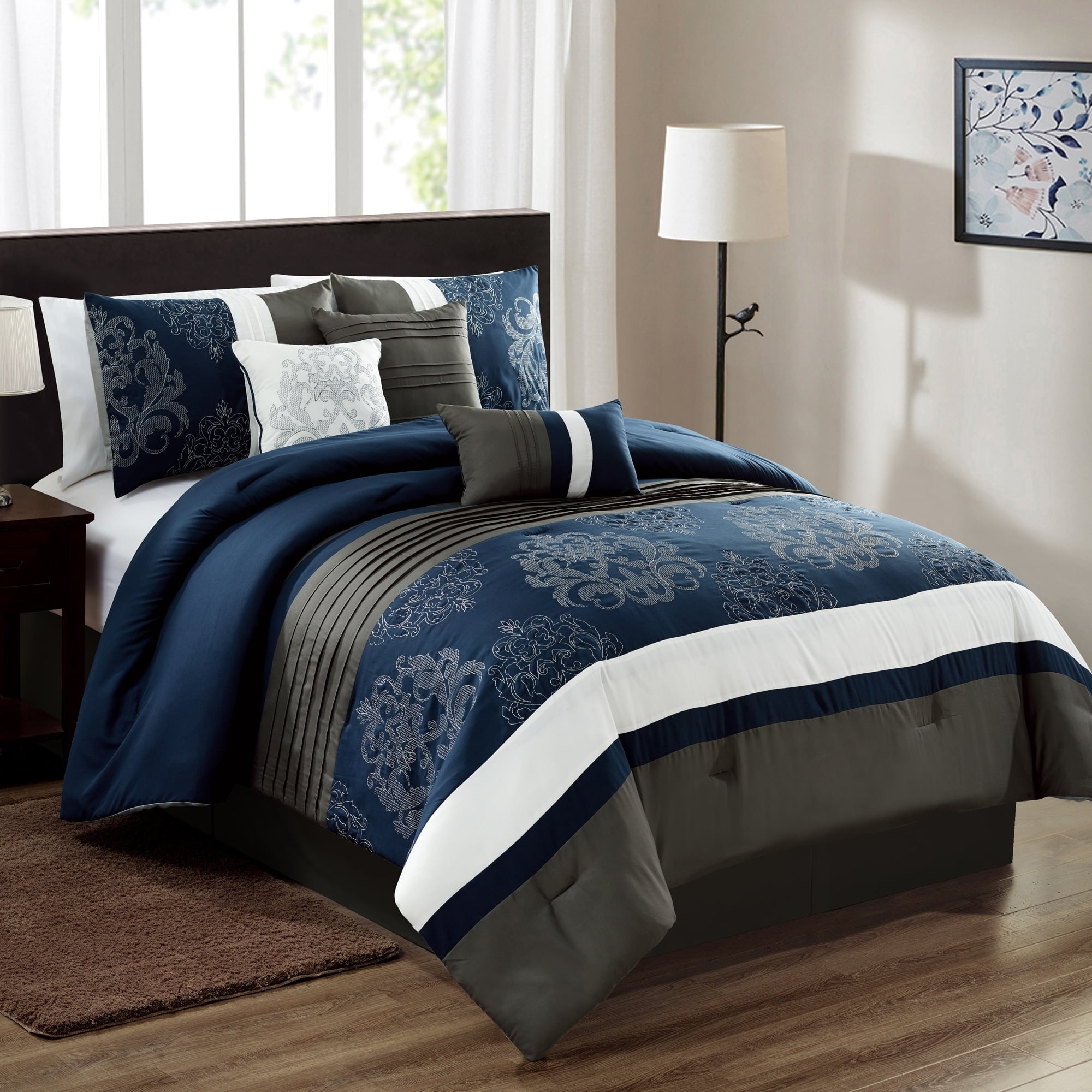Simba embroidery 7 piece comforter set - Walmart.com