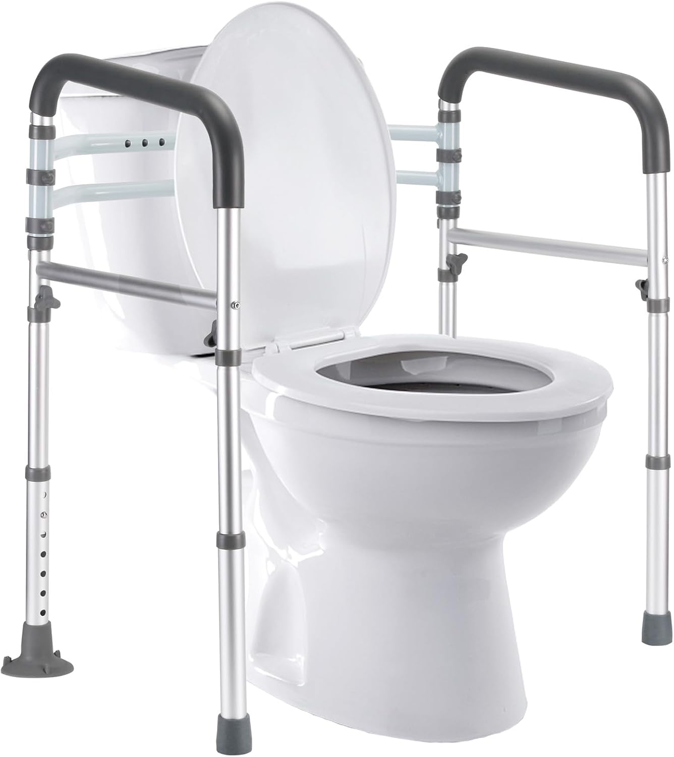 Eligible Toilet Safety Rails, Adjustable Toilet Frame for Elderly ...