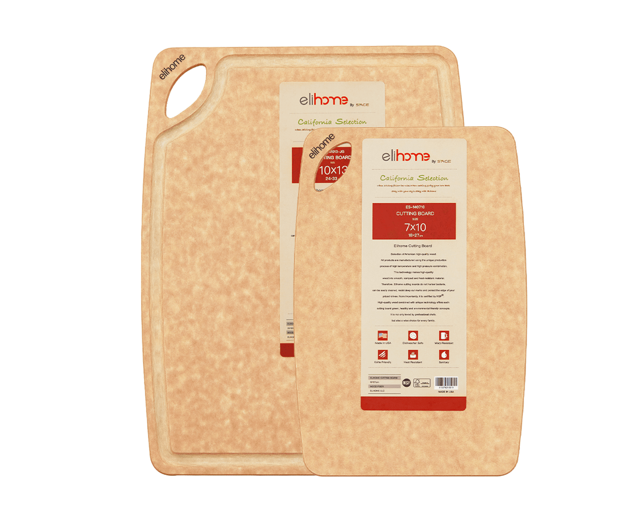 Classic Series 2 Piece Cutting Board Set (S+M) - Walmart.com