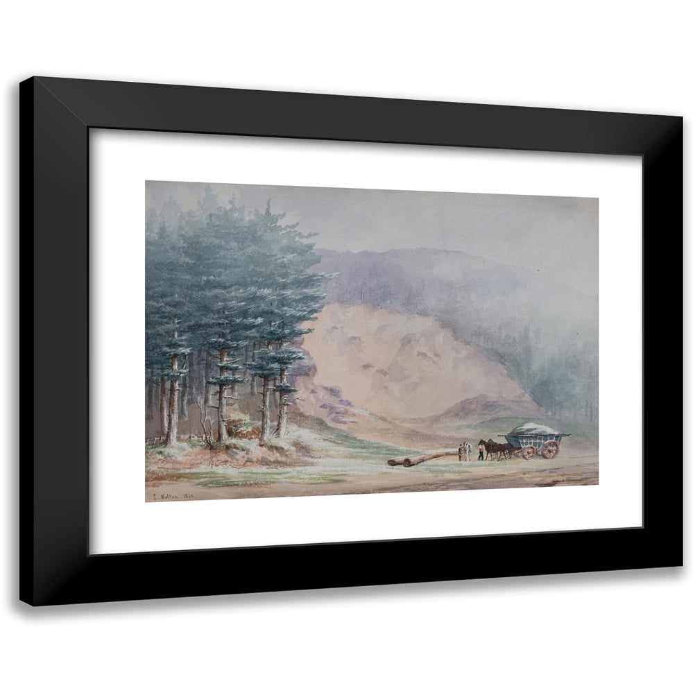 Elijah Walton 18x14 Black Modern Framed Museum Art Print Titled ...