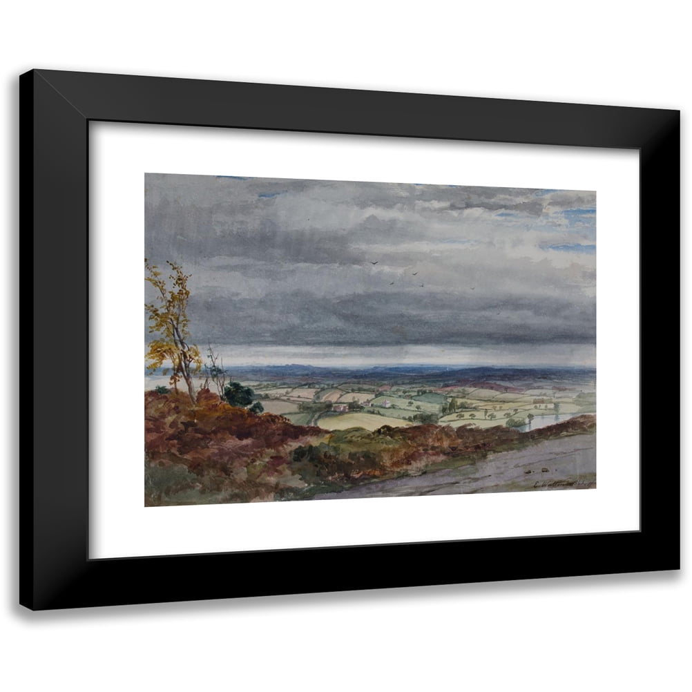 Elijah Walton 24x19 Black Modern Framed Museum Art Print Titled - Low ...