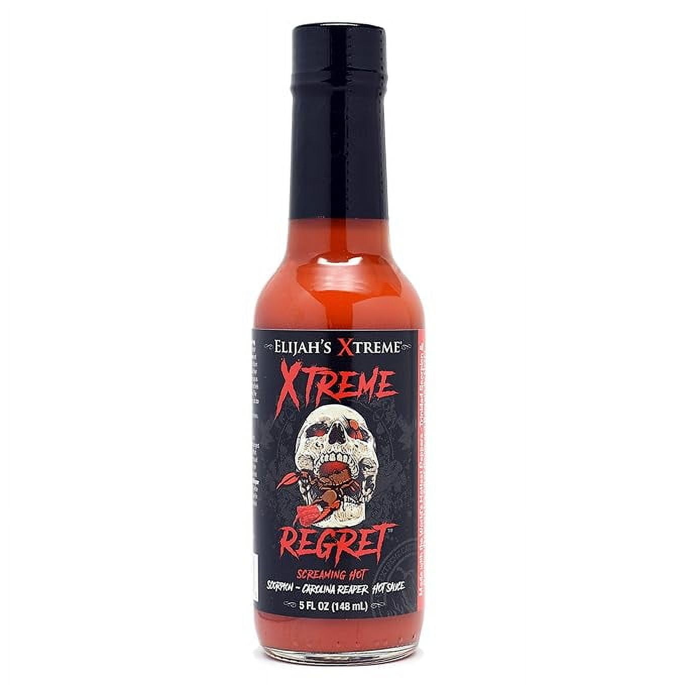 Elijah's Xtreme Regret Hot Sauce - World's 2 Hottest Peppers, Carolina ...