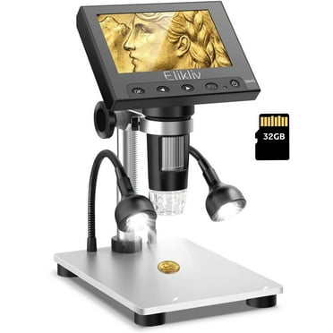 TOMLOV Upgraded Wireless Coin Microscope 1000X,USB Handheld Digital ...