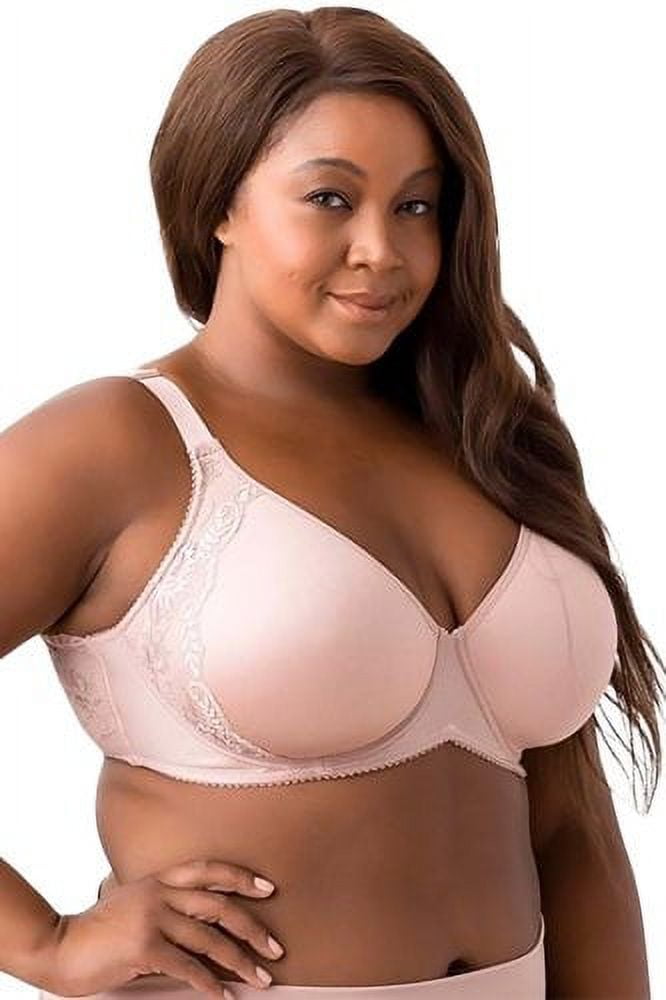 Elila Women's Fancy Smooth Curves Underwire Bra Color: Dusty Rose Size: 42 DD - Walmart.com