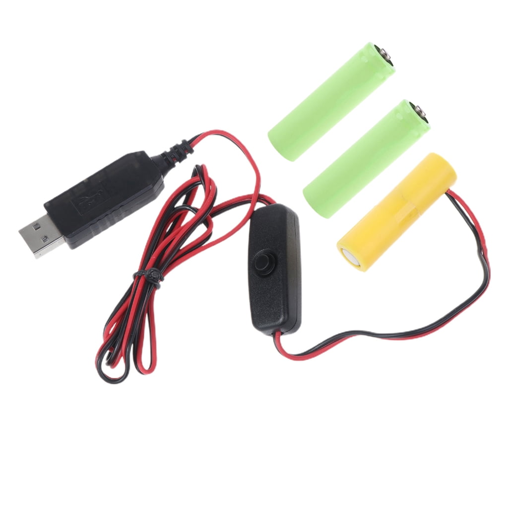 Elimination Cable Universal USB to 4.5V AA Dummy Battery Power Cable ...