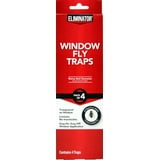 Eliminator Clear Window Fly Trap Pack for Flying Insects UV Light ...