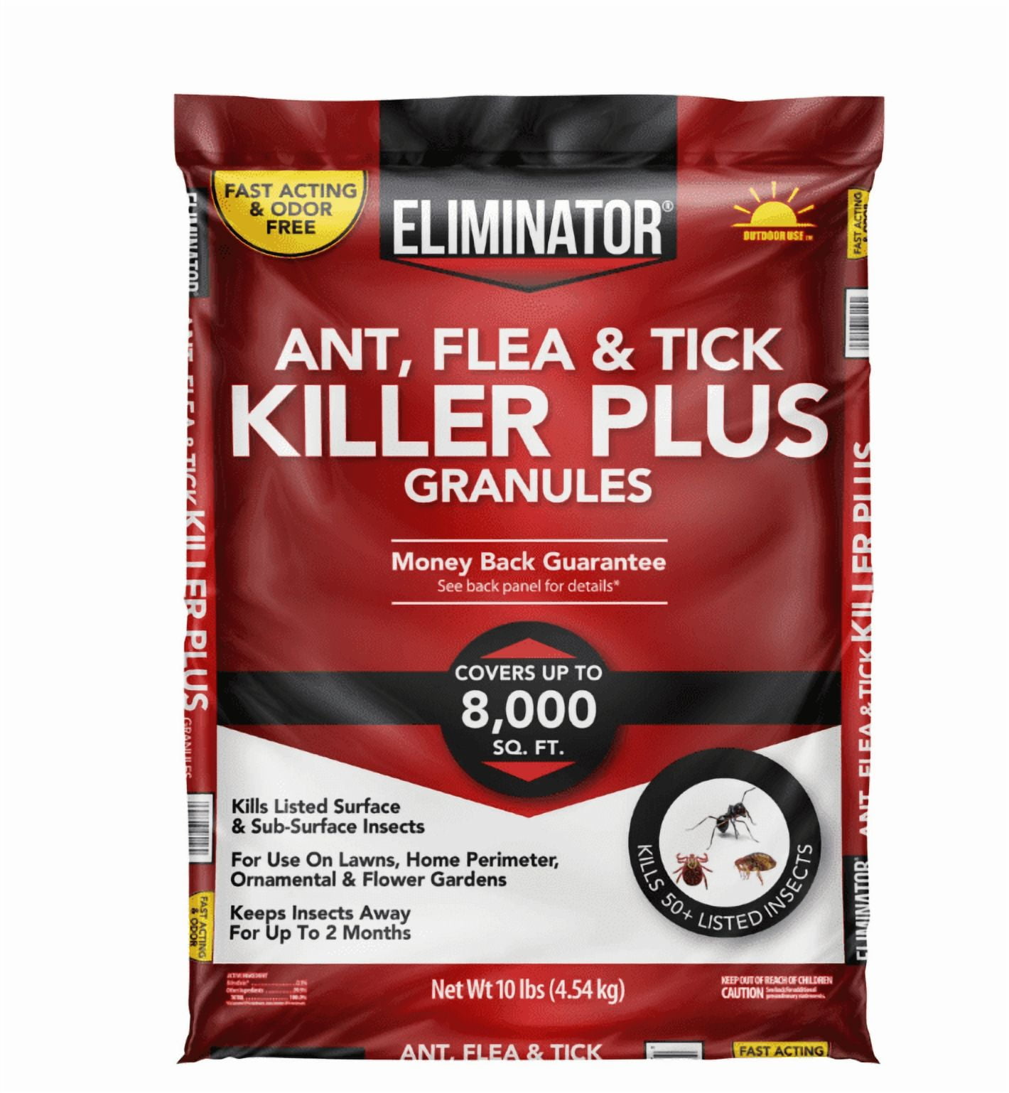 Eliminator Ant, Flea & Tick Killer Plus Lawn Insect Granules Pesticide ...
