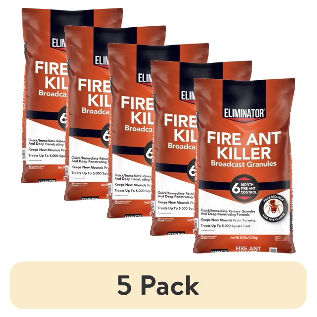 (5 pack) Eliminator Fire Ant Killer Granules, 11.5 lb. 6-Month Control ...