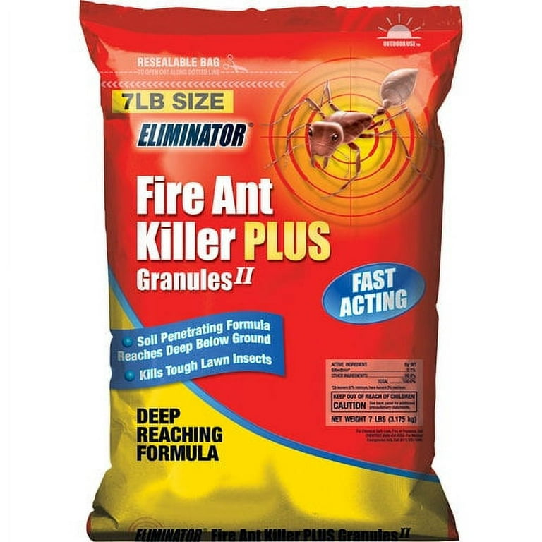 Eliminator Fire Ant Killer Plus II Granules, Lb, 04/23/2024