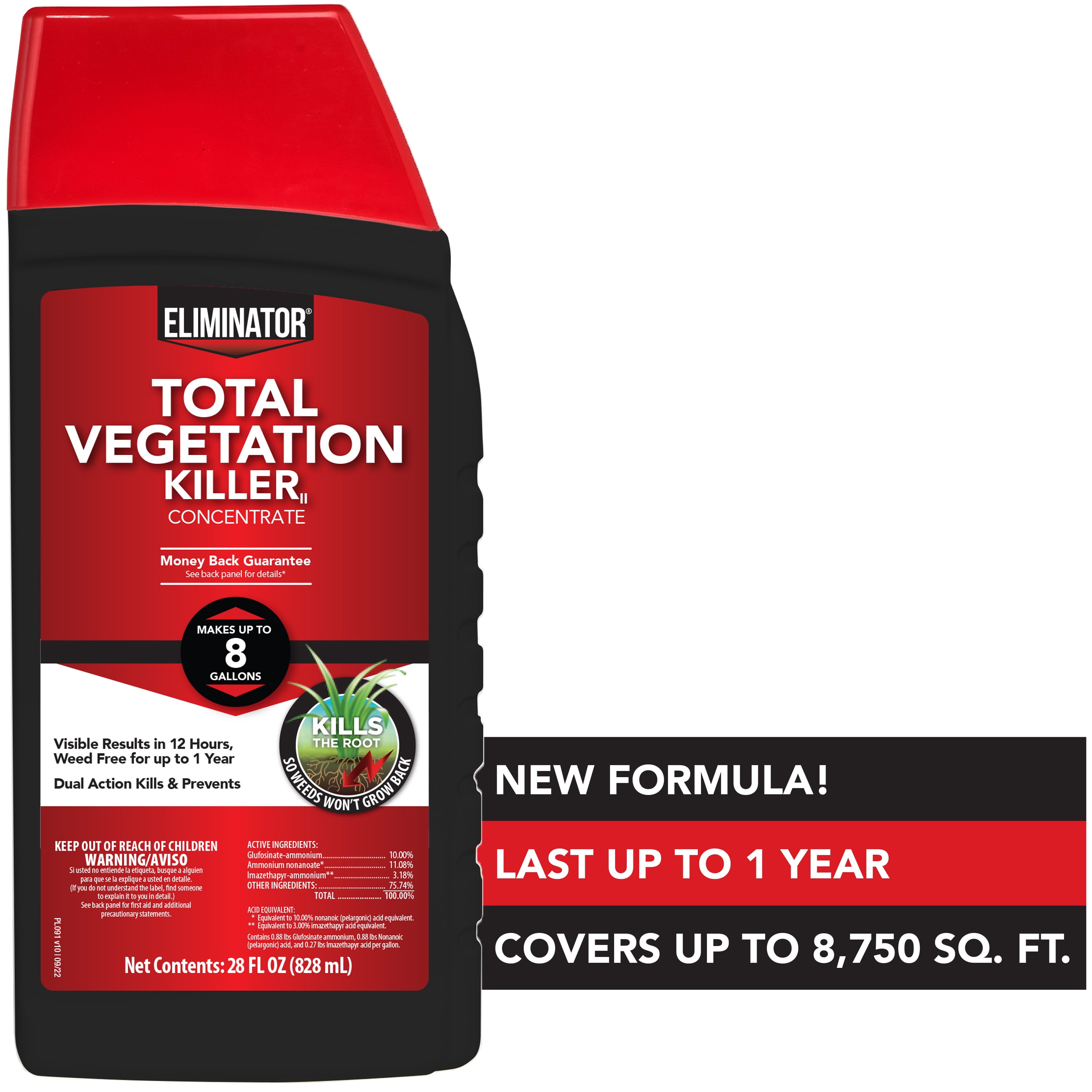 Eliminator Total Vegetation Killer II, Herbicide Concentrate, 28 oz ...