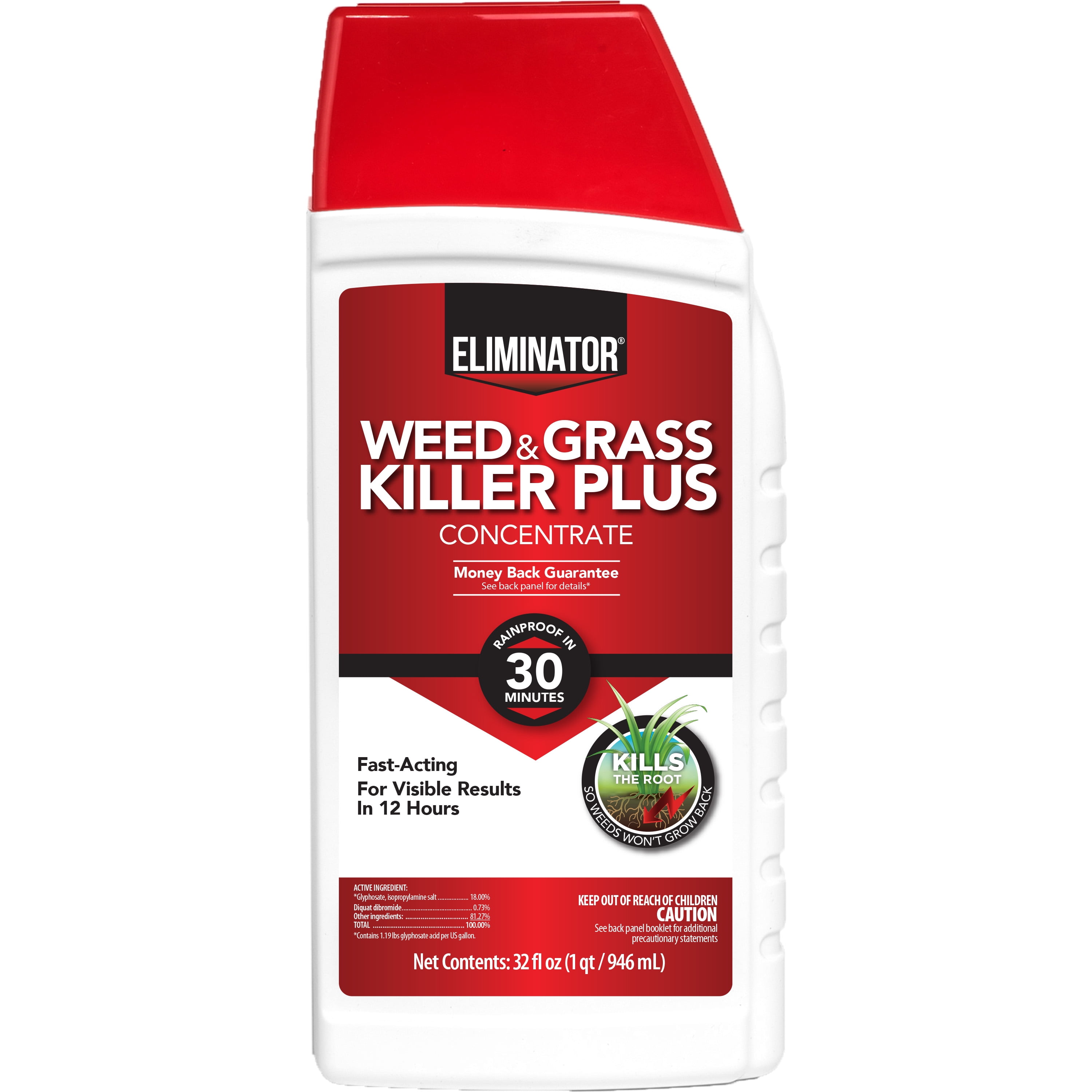 Eliminator Weed & Grass Killer Plus Concentrate Herbicide, 32 oz ...