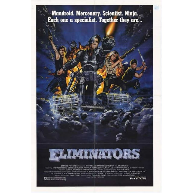 Eliminators - movie POSTER (Style A) (27" x 40") (1986) - Walmart.com