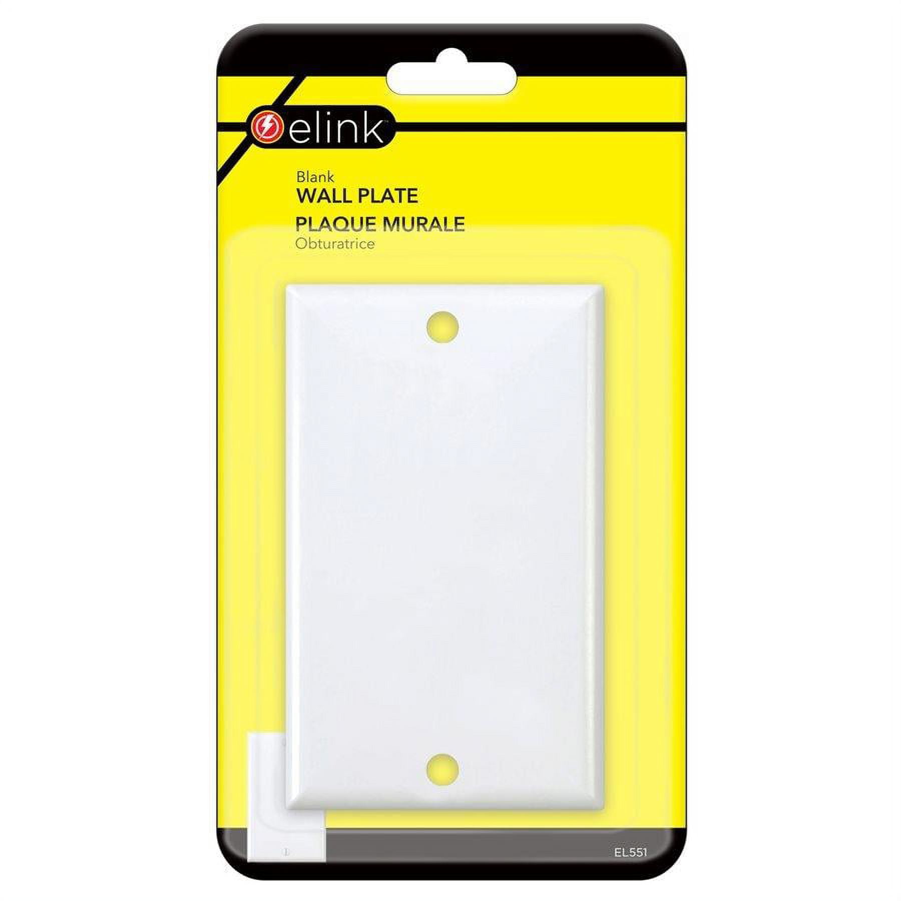 Elink - Wall Cover Plate, White - Walmart.com