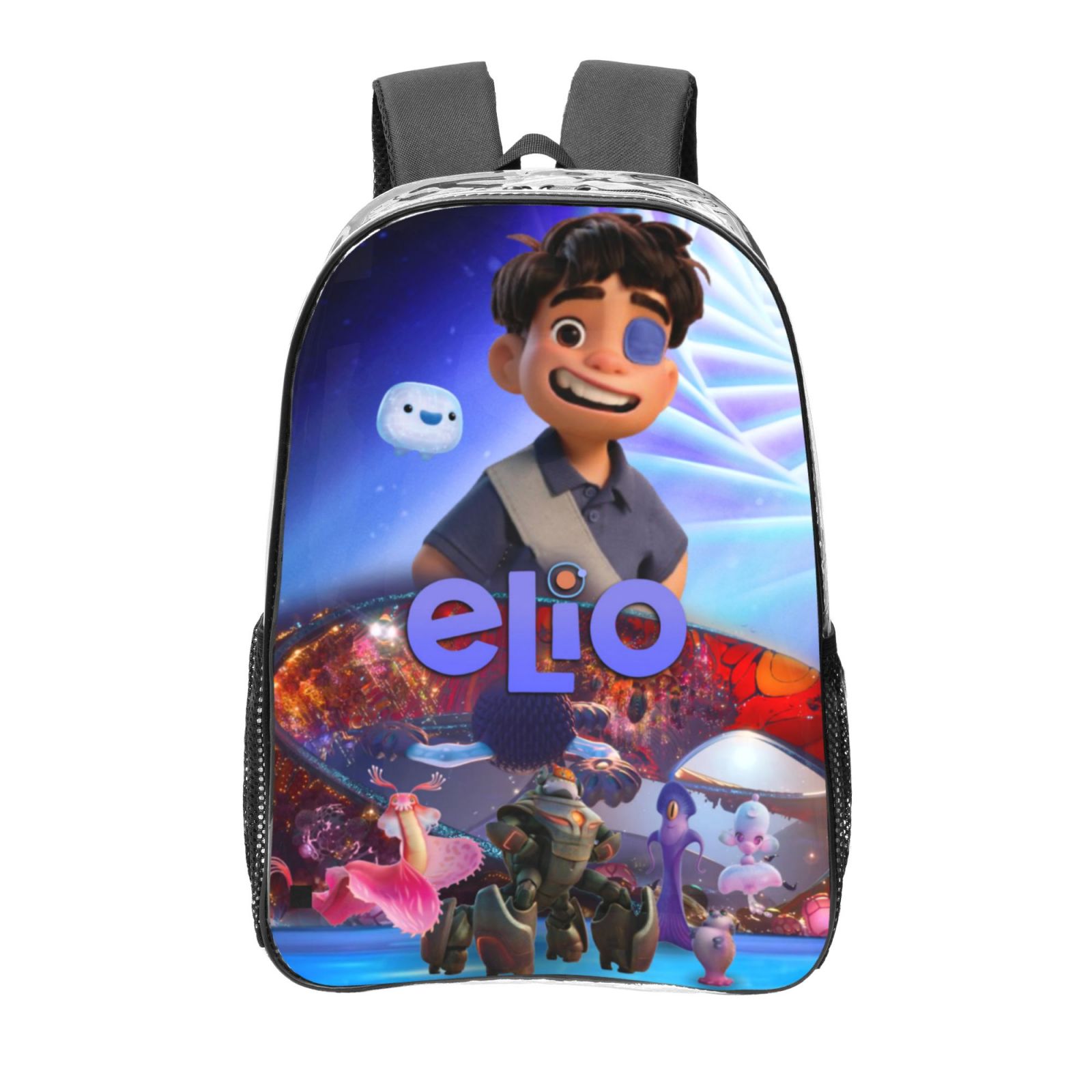 Elio Adventure Transparent Backpack Adjustable Shoulders Daypack Daily ...