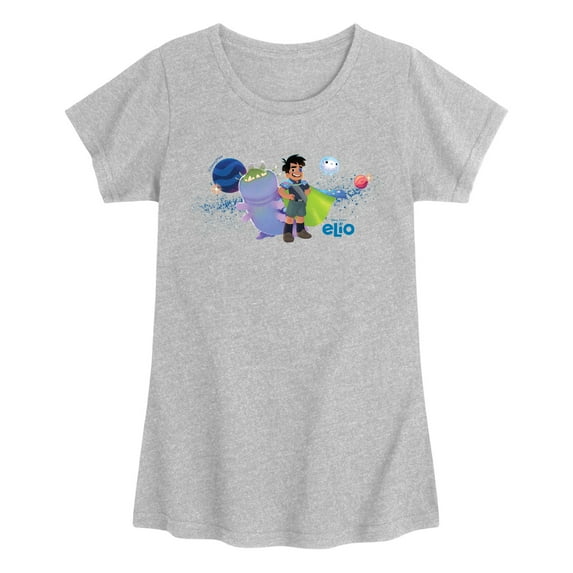 Elio -Alien Friends - Youth Girls Fitted Short Sleeve T-Shirt - Walmart.com