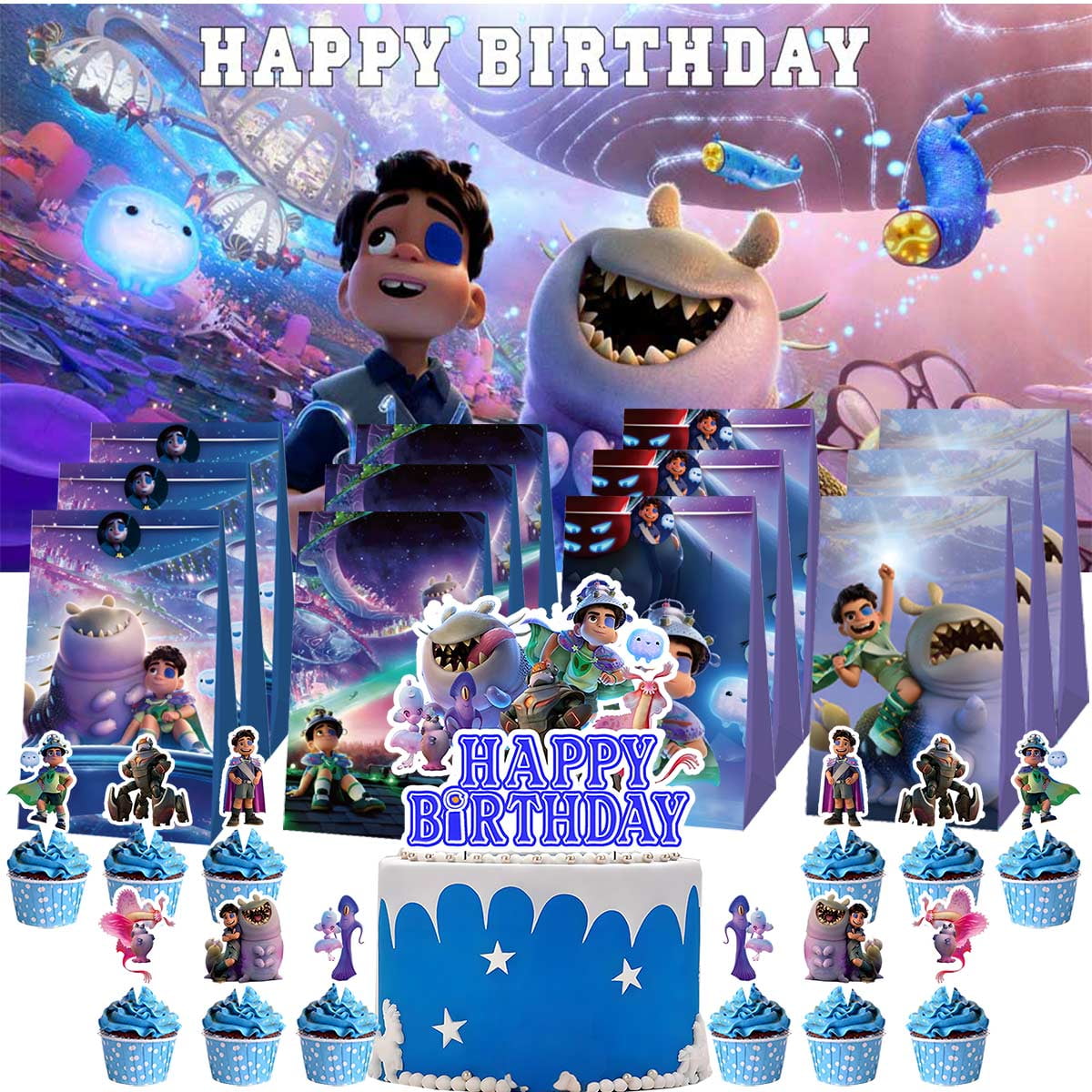 Elio Treat Bags Candy Decorations Party Favor Supplies Birthday Cake ...