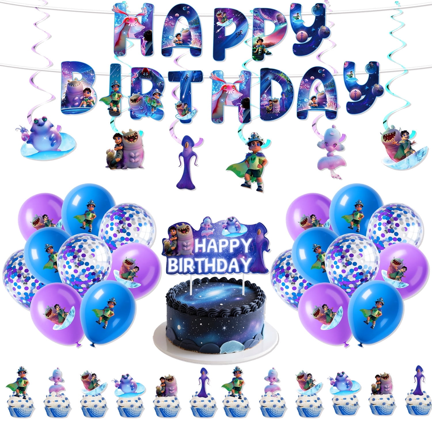 Elio birthday party supplies - Elio party decorations include Elio ...