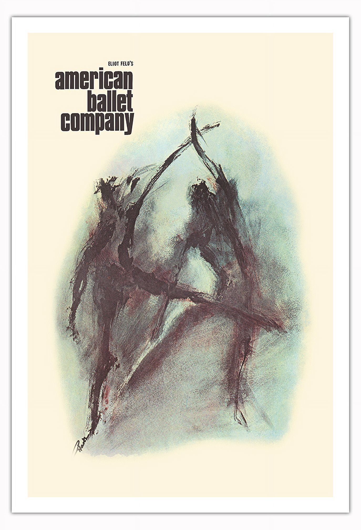 Eliot Feld’s American Ballet Company - Vintage Dance Poster by Ray ...