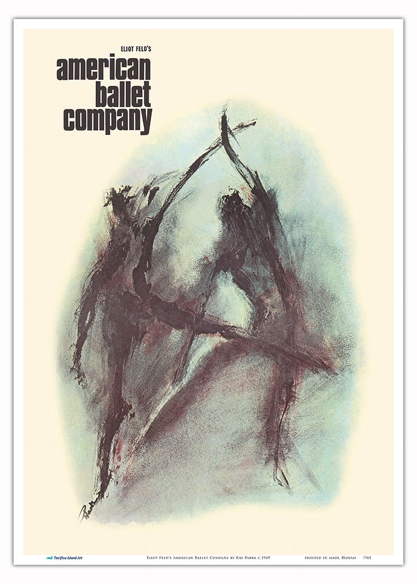 Eliot Feld’s American Ballet Company - Vintage Dance Poster by Ray ...