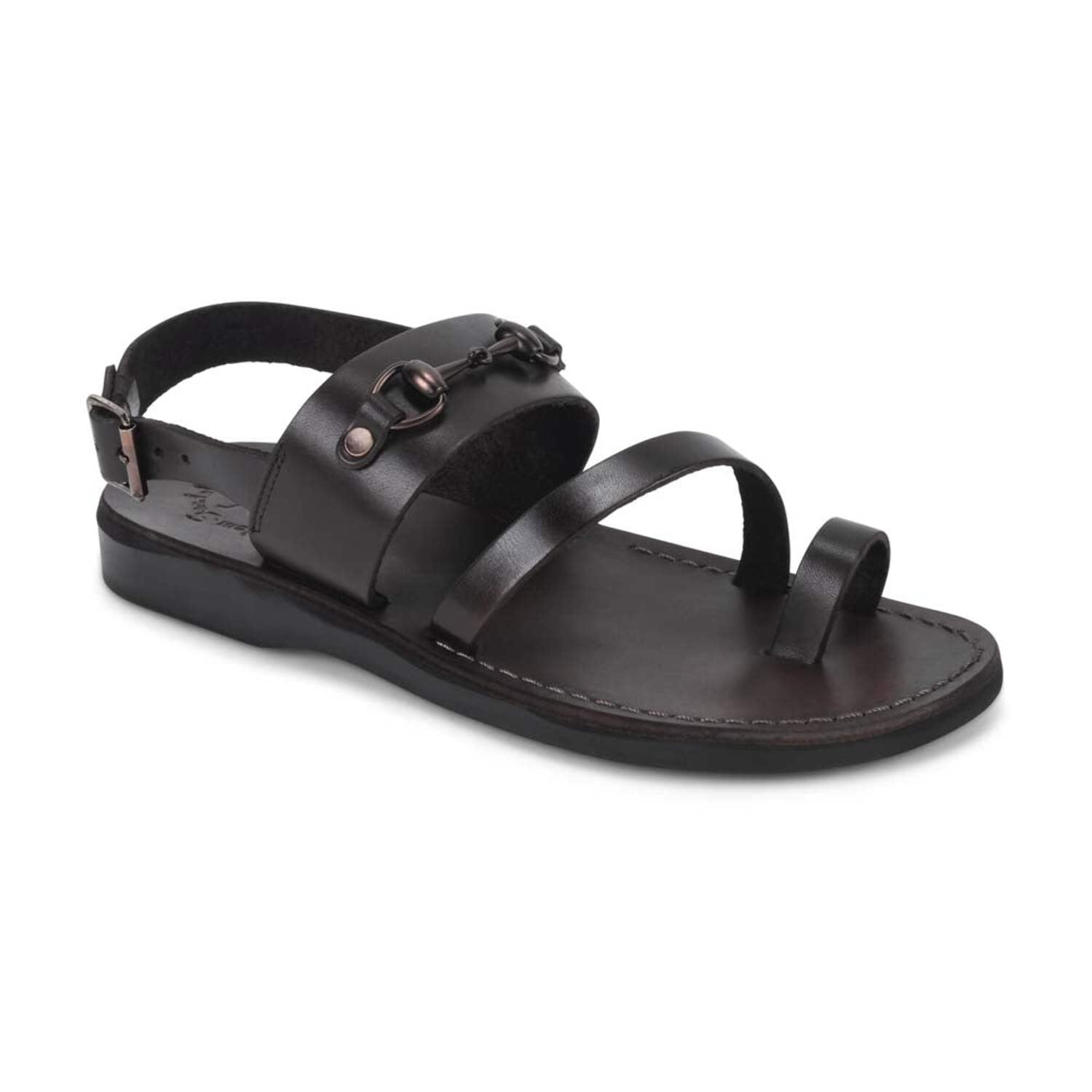 Eliphaz - Leather Buckle Sandal | Brown - Walmart.com