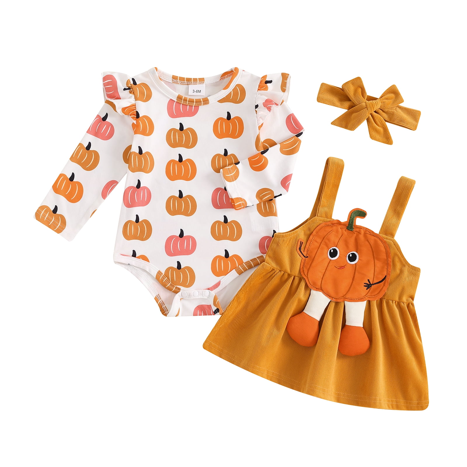 Baby Girl Pumpkin Patch Outfit