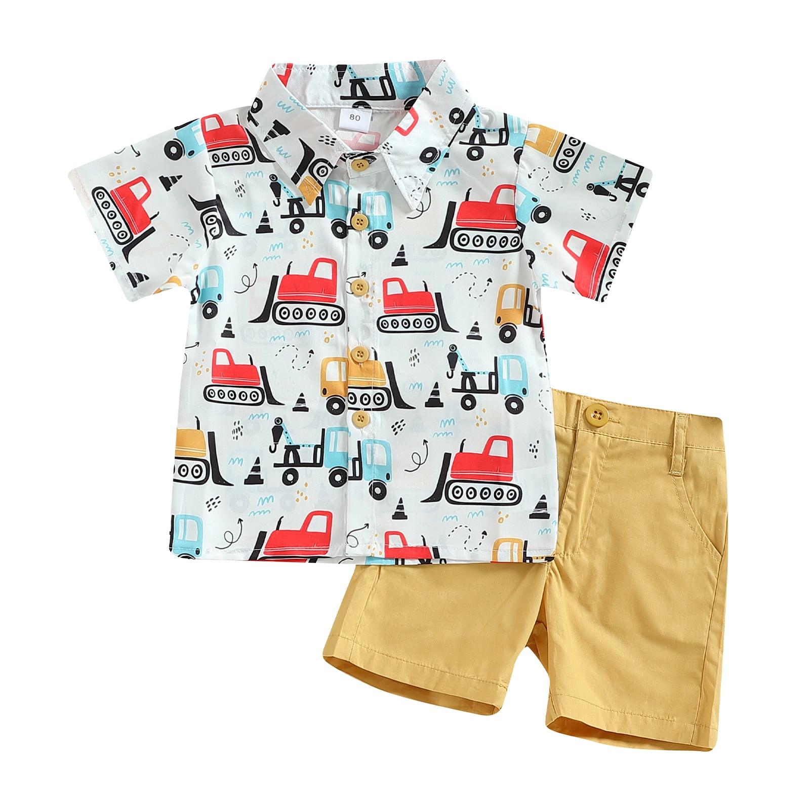 Elippeo Kids Boys Summer Clothes Sets Outfits 12M 18M 24M 3Y 4Y 5Y ...
