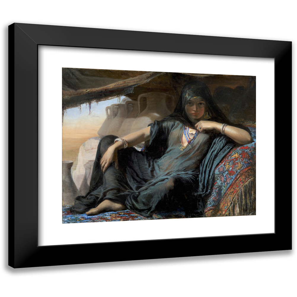 Elisabeth Jerichau Baumann 14x12 Black Modern Framed Museum Art Print ...