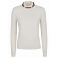Elisabetta Franchi Wool Blend Sweater With Stand-Up Collar (Women's ...