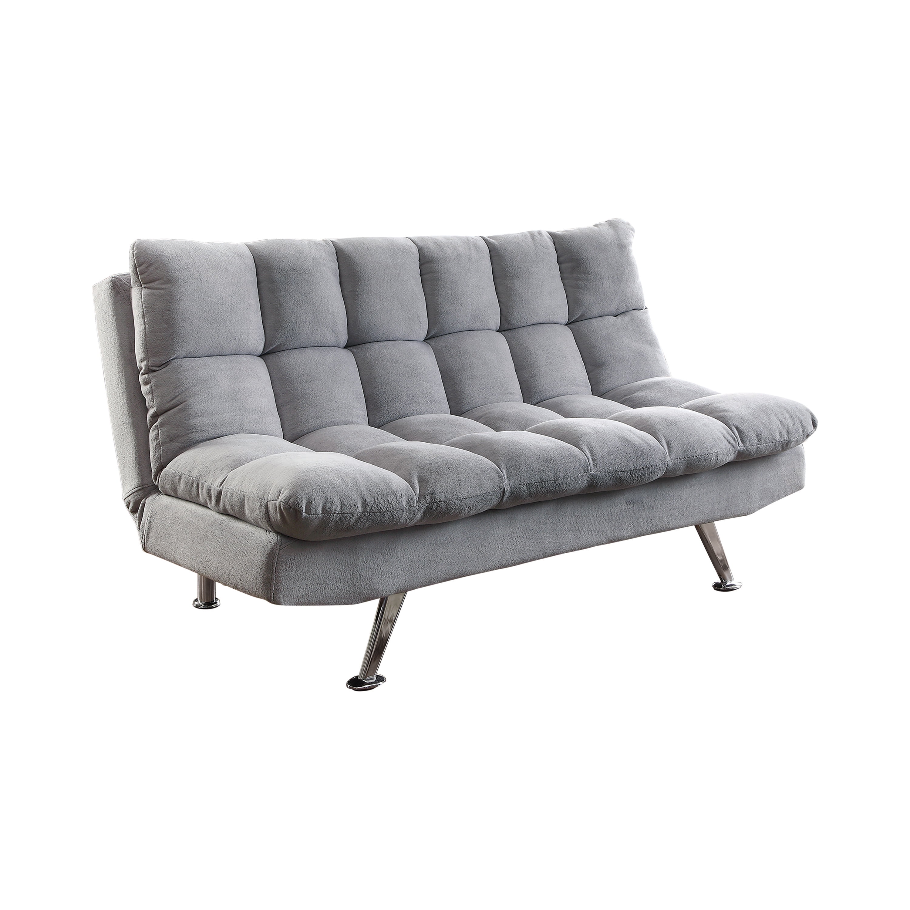 Elise Biscuit Tufted Back Sofa Bed Light Grey - Walmart.com
