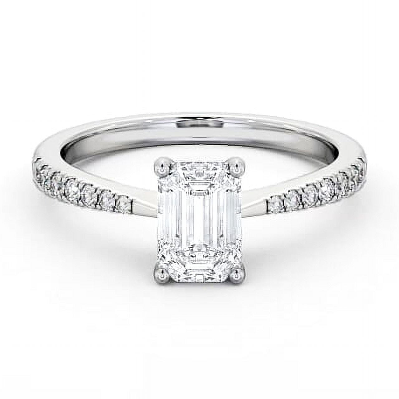 Elise Jewel 1.7 Ct Round Cut Lab Created Diamond Rings - 14K White Gold ...
