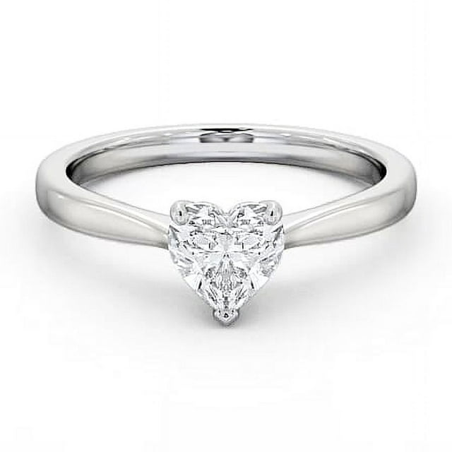 Elise Jewel 1.8 Ct Heart Cut Diamond Rings - 14K White Gold Plated ...