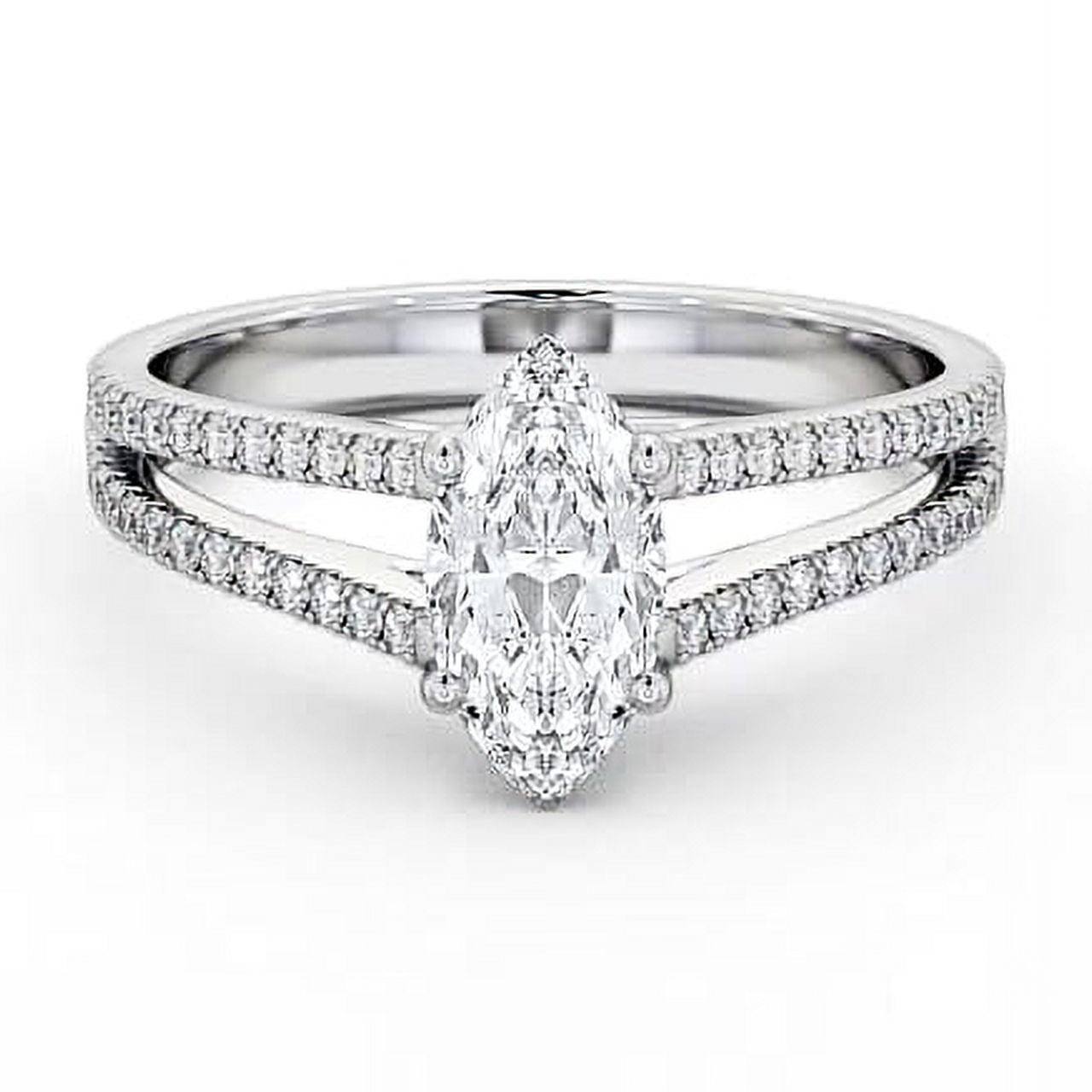 Elise Jewel 1.8 Ct Princess Cut Lab Created Simulated Diamond - 14K ...