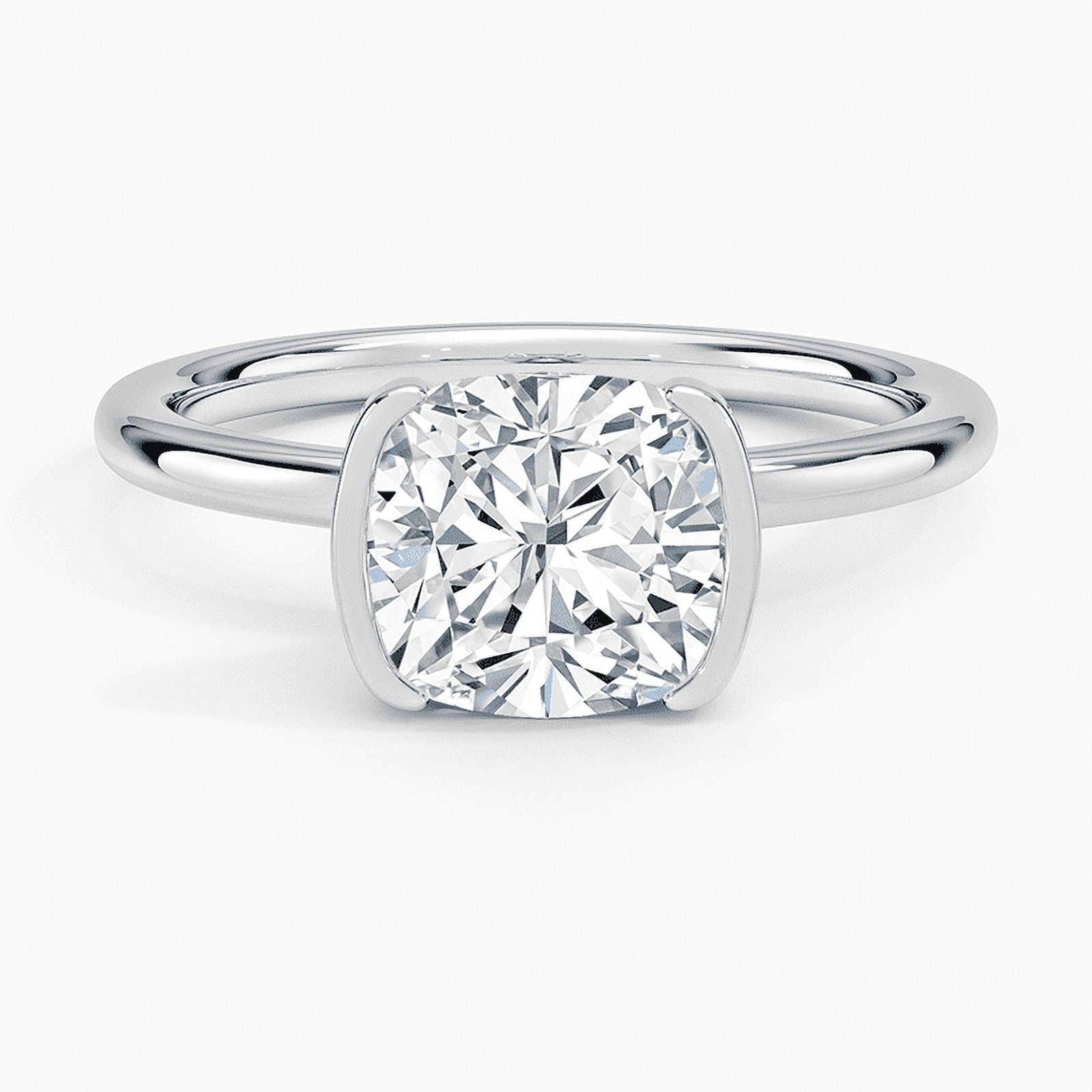 Elise Jewel 1.86 Ct Cushion Cut Diamond Ring for Gift - Gorgeous 14K ...