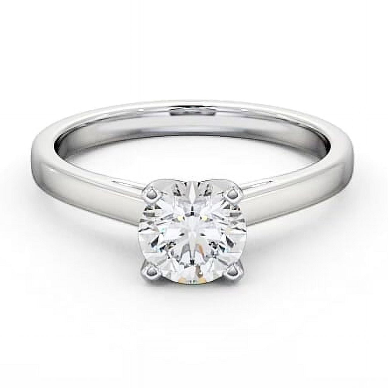 Elise Jewel 1.9 Ct Lab Diamond Round Cut Wedding Rings - 14K White Gold ...