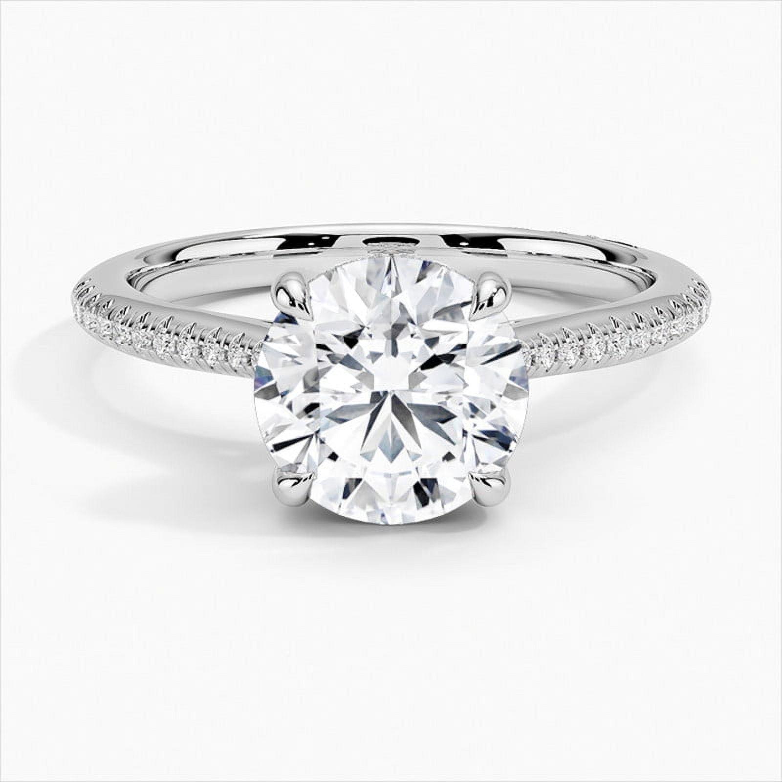 Elise Jewel 14K White Gold Plated 2.21 Ct Round Cut Diamond Ring ...