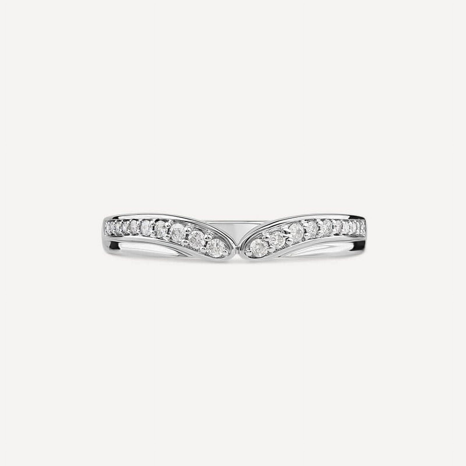 Elise Jewel 14K White Gold Plated Ring - Brilliant 0.7 Ct Round Cut ...