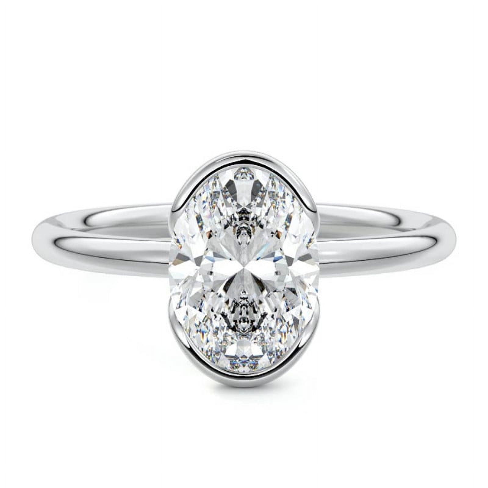 Elise Jewel 14K White Gold Plated Rings - 2.1 Ct Marquise Cut Diamond ...