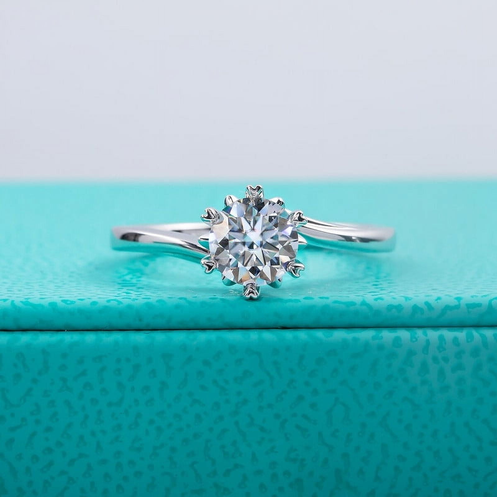 Elise Jewel 14K White Gold Plated Wedding Anniversary Ring - 1.8 Ct ...